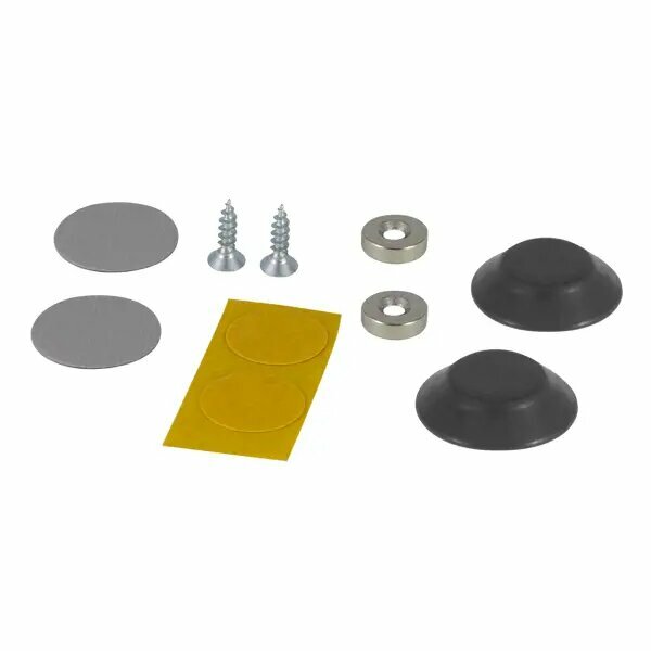 Магнит для нижней фиксации рулонной шторы Уют цвет антрацит 2 шт