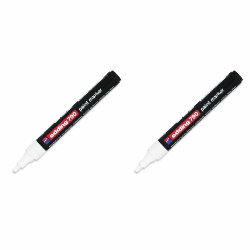 Edding Маркер лаковый, белый, 2-3 мм, 2 шт.