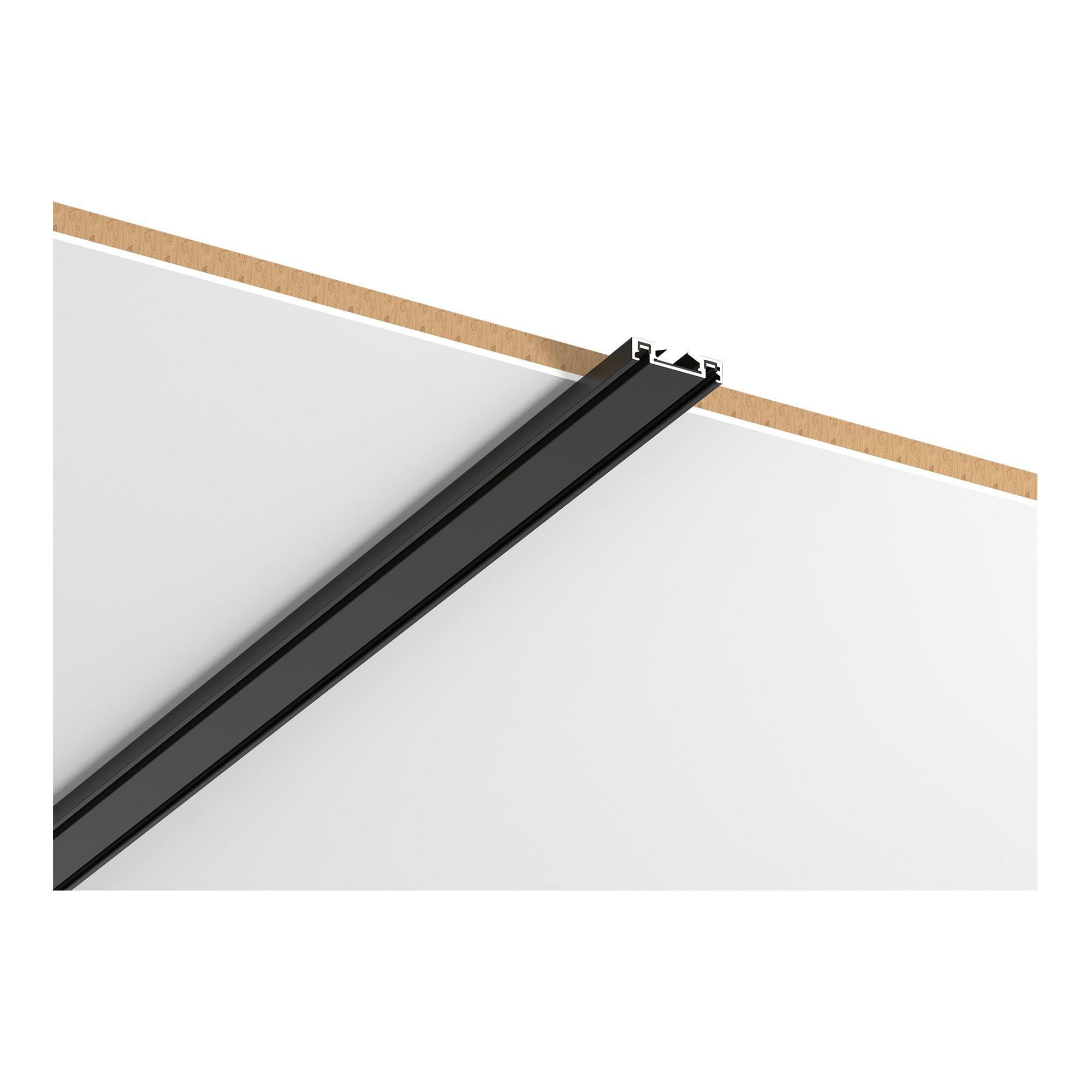 Шинопровод ST Luce SKYFLAT ST067.429.00, магнитный, черный, хай-тек