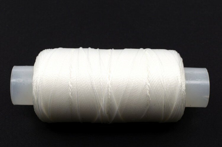 Нитки Капрон обувной 50К, цвет №01 белый, намотка 200м, 1шт