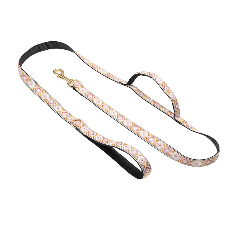 Выдвижной регулируемый нейлоновый тяговый канат для средних и крупных собак, взрывозащищенный канат для прогулок на