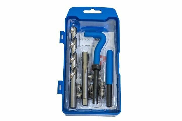 Набор для восстановления резьбы Vertul VR50725I M12, метрическая резьба, синий