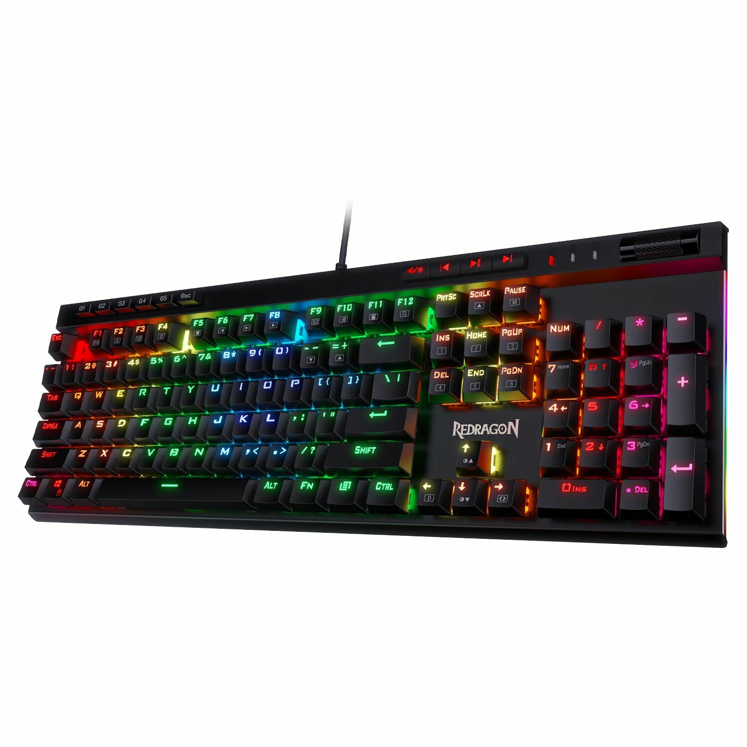 Механическая игровая клавиатура Redragon K580 VATA RGB синий переключатель
