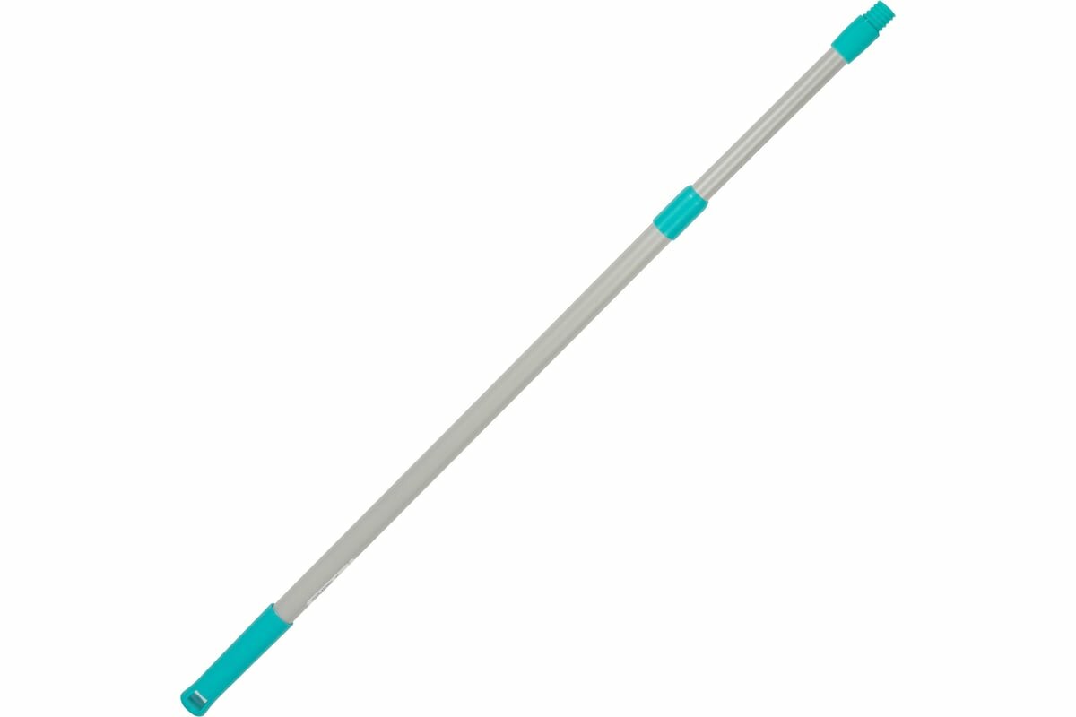 Рыжий кот Рукоятка телескопическая (черенок) для насадок, 75-120см, металл, пластмасса 310497