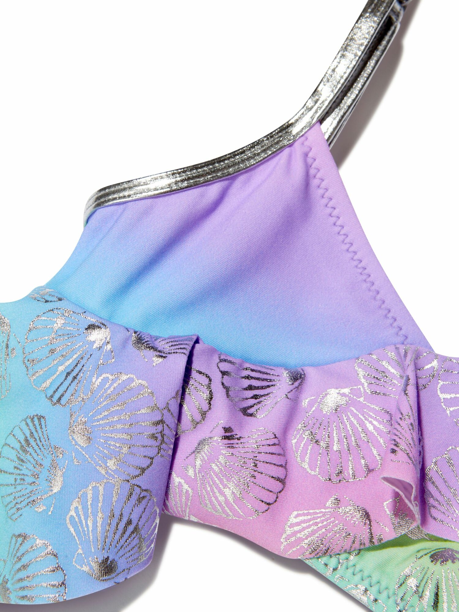 Купальник NESSI BYRD Gigi seashell-print bikini, размер 10 лет, coral pink — фото 1