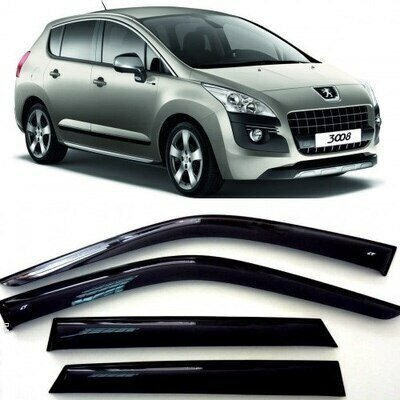 Дефлекторы боковых окон PEUGEOT Пежо 3008 (2009-2013) дефлекторы окон