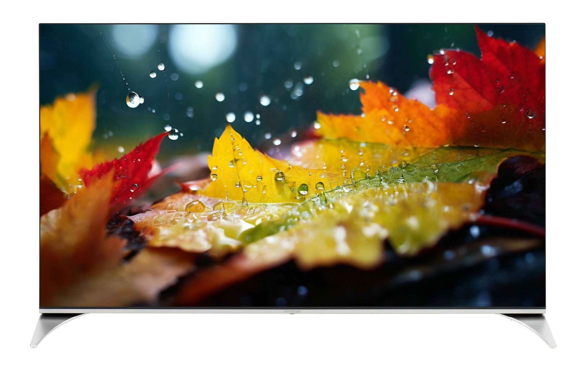 Телевизор Hyundai Android TV H-LED50QBU7500, 50", QLED, 4K Ultra HD, Android, черный