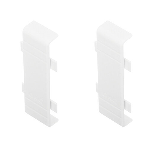 Соединение на стык крышки кабель-канала 80х40 мм белое (2 шт.)