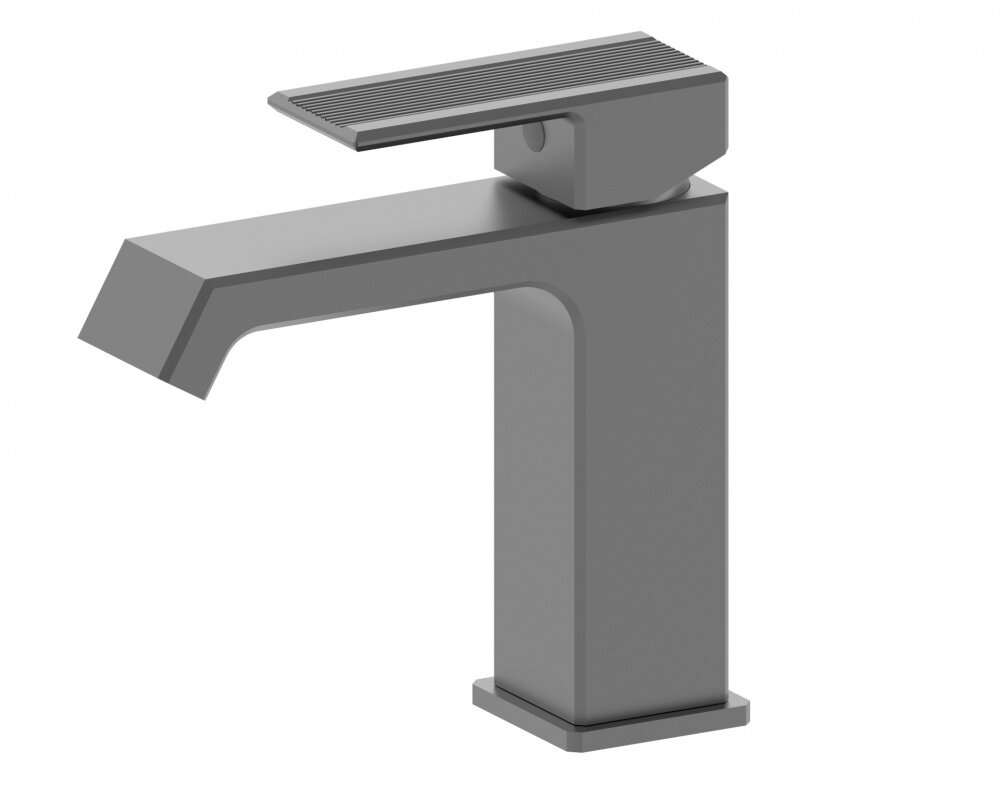 Смеситель для раковины, однорычажный литой Vieir V443511-G графит