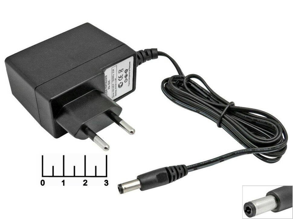 Блок питания 12V 1A PA-55C импульсный (5.5*2.5)
