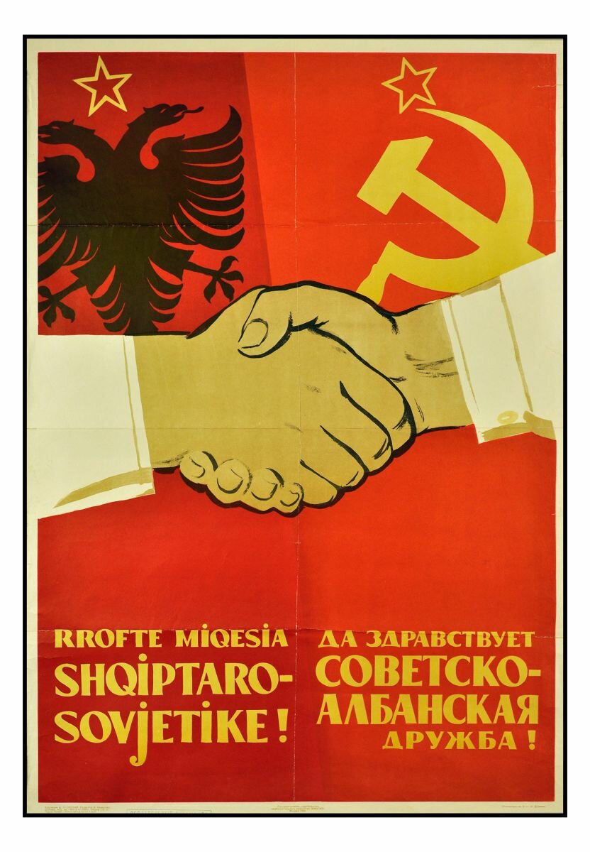 Политические плакаты о дипломатии СССР; Антиквариат 1958 г; Декор настенный винтажный 57/82 см.