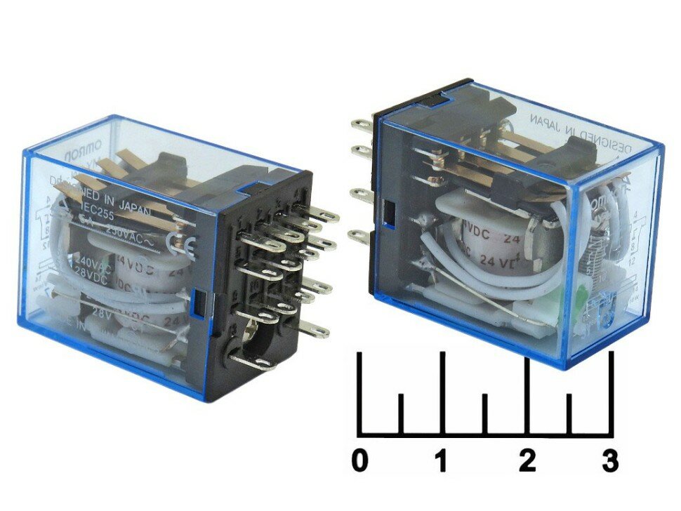 Реле =24V 5A/240V MY4N-J OMR