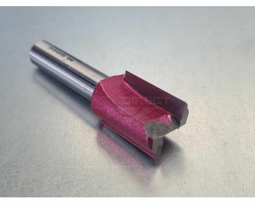 Фреза пазовая 15мм без врезного ножа ( проф. серия) Z 2 D 15x20x52 S 8 PROCUT