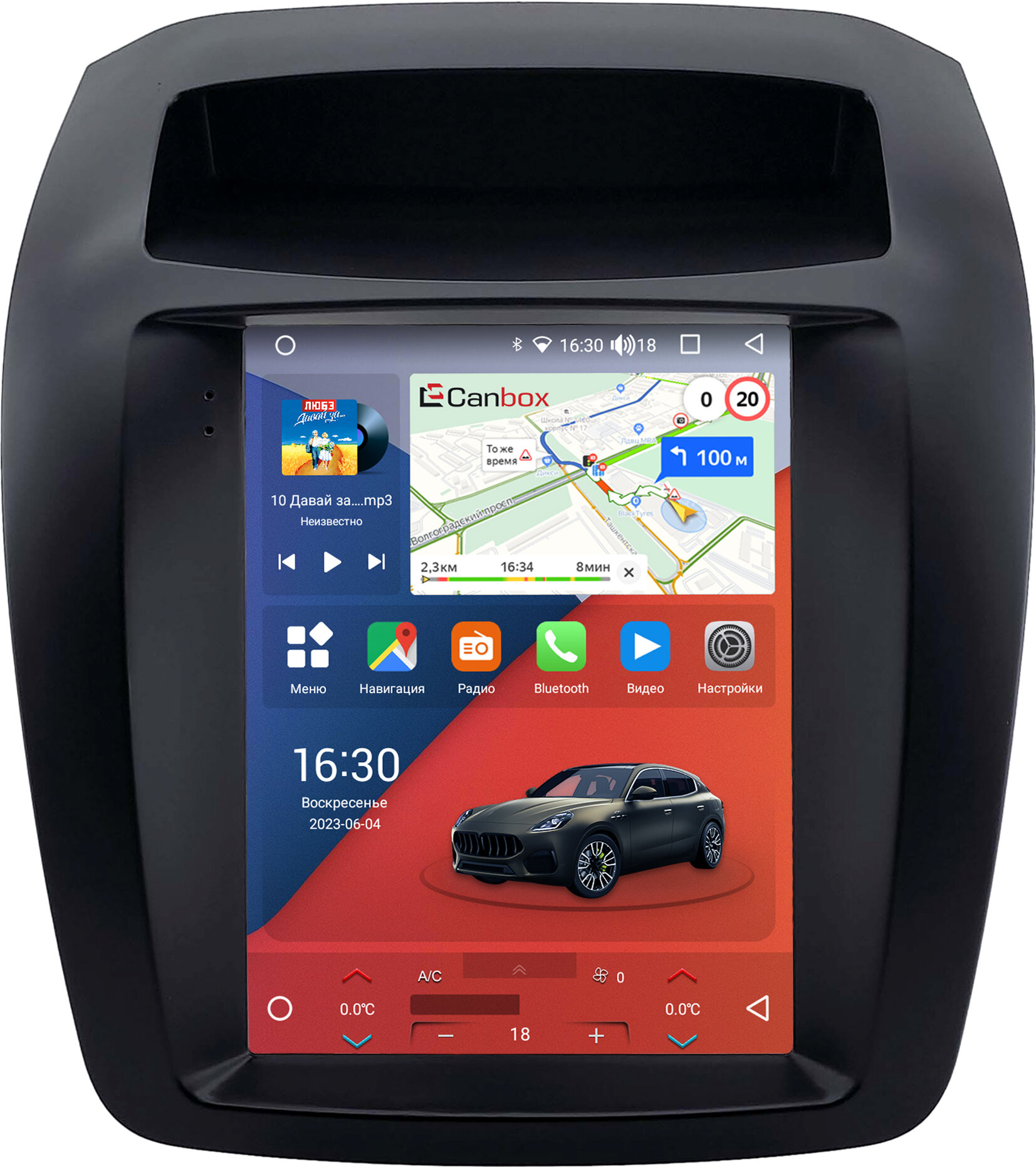 Штатная магнитола Kia Sorento 2 2012-2021 (авто с NAVI) Canbox H-Line (Tesla) 9.7" 4/32 5621-1312-60 Android 10 (4G-SIM, DSP, QLed)