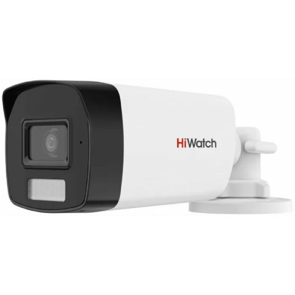 Камера видеонаблюдения HiWatch DS-T520A (2.8mm) Уличная 5 Мп, тип Проводной Белый, Цилиндрическая