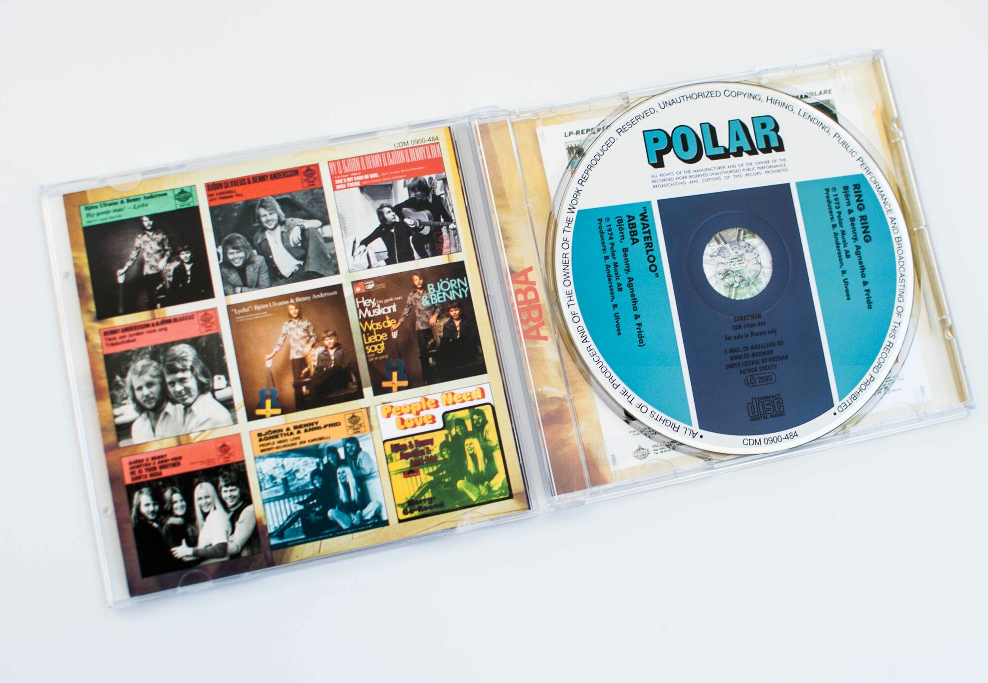 ABBA Ring Ring / Waterloo Аудио CD Лицензия — фото 1