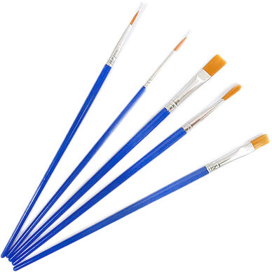 Кисти кондитерские синие 5 шт. (Набор из 2 шт.)