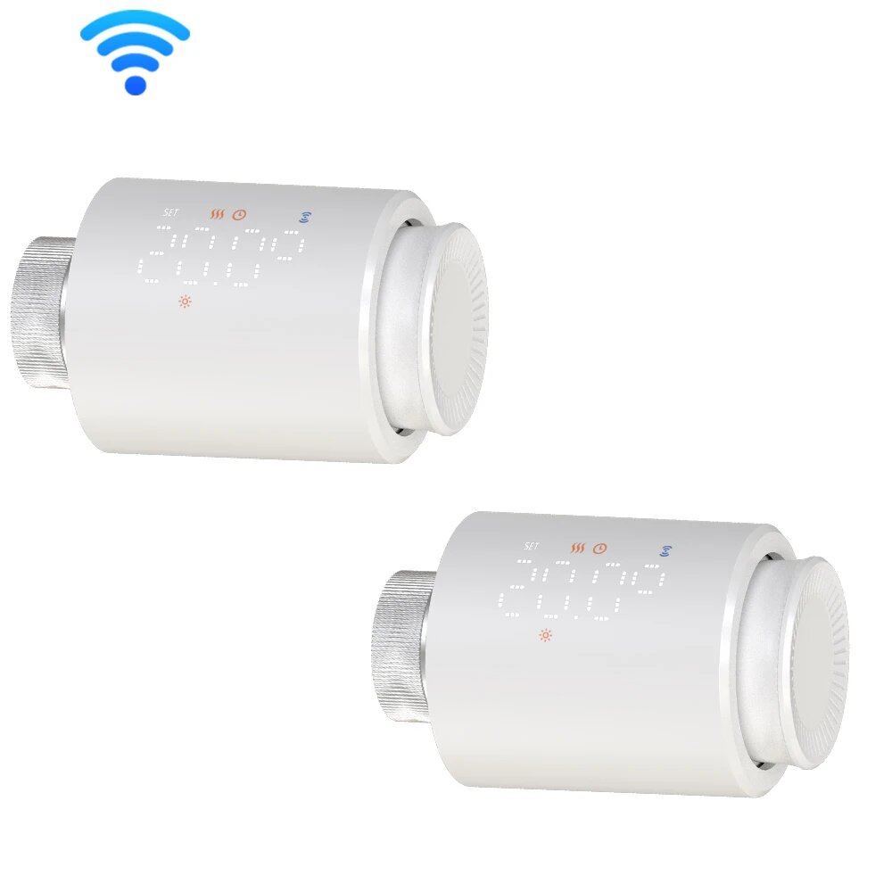 EZAIOT Умный термостатический клапан ZigBee, 2шт, WiFi