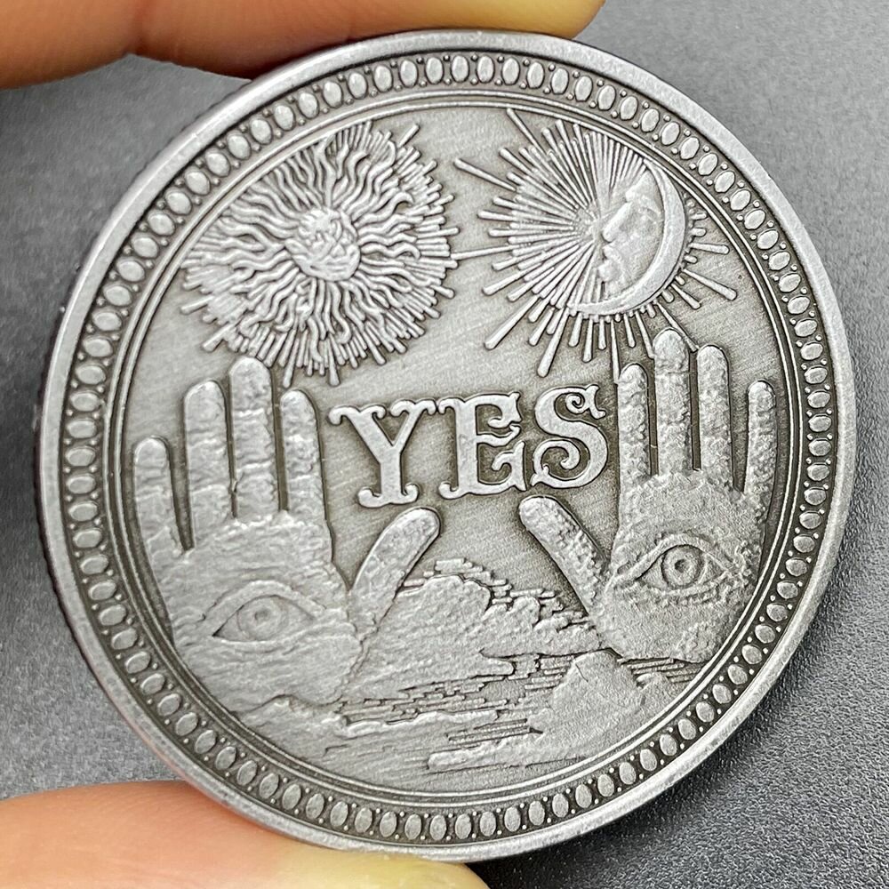 Бог и смерть Да или нет монеты принятия решений yes or no