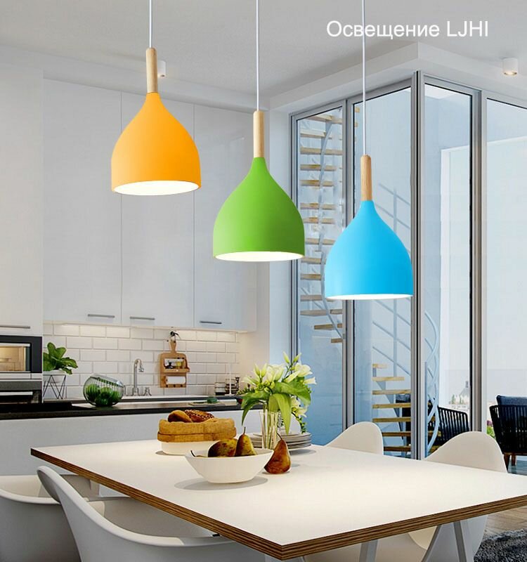 Люстра LJHI Brilliant, для гостиной, столовой, офиса, E27, IP34 — фото 1