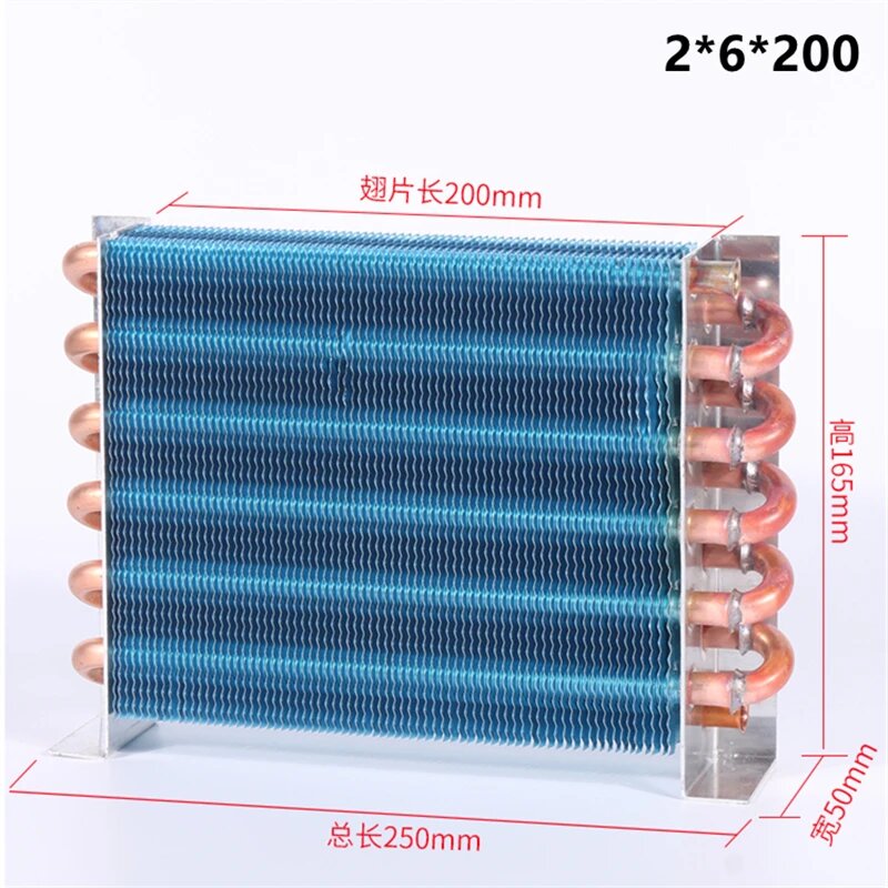 Охладитель холодильника, конденсатор, медная трубка, радиатор, радиатор, домашний небольшой испаритель, охлаждающая вода, охлаждение, универсальный H