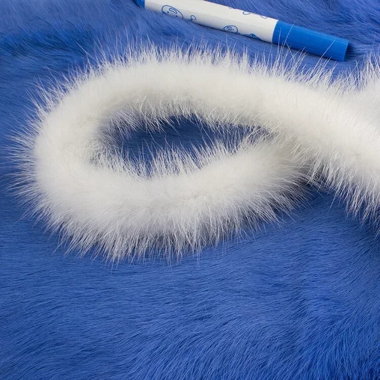 Настоящий натуральный норовой мех Лента одежда обувь аксессуары шляпа отделка пальто капот воротник высокое качество DIY настоящий мех WLC1903,1,0.028, мех натуральный, отрез, мультиколор, белая