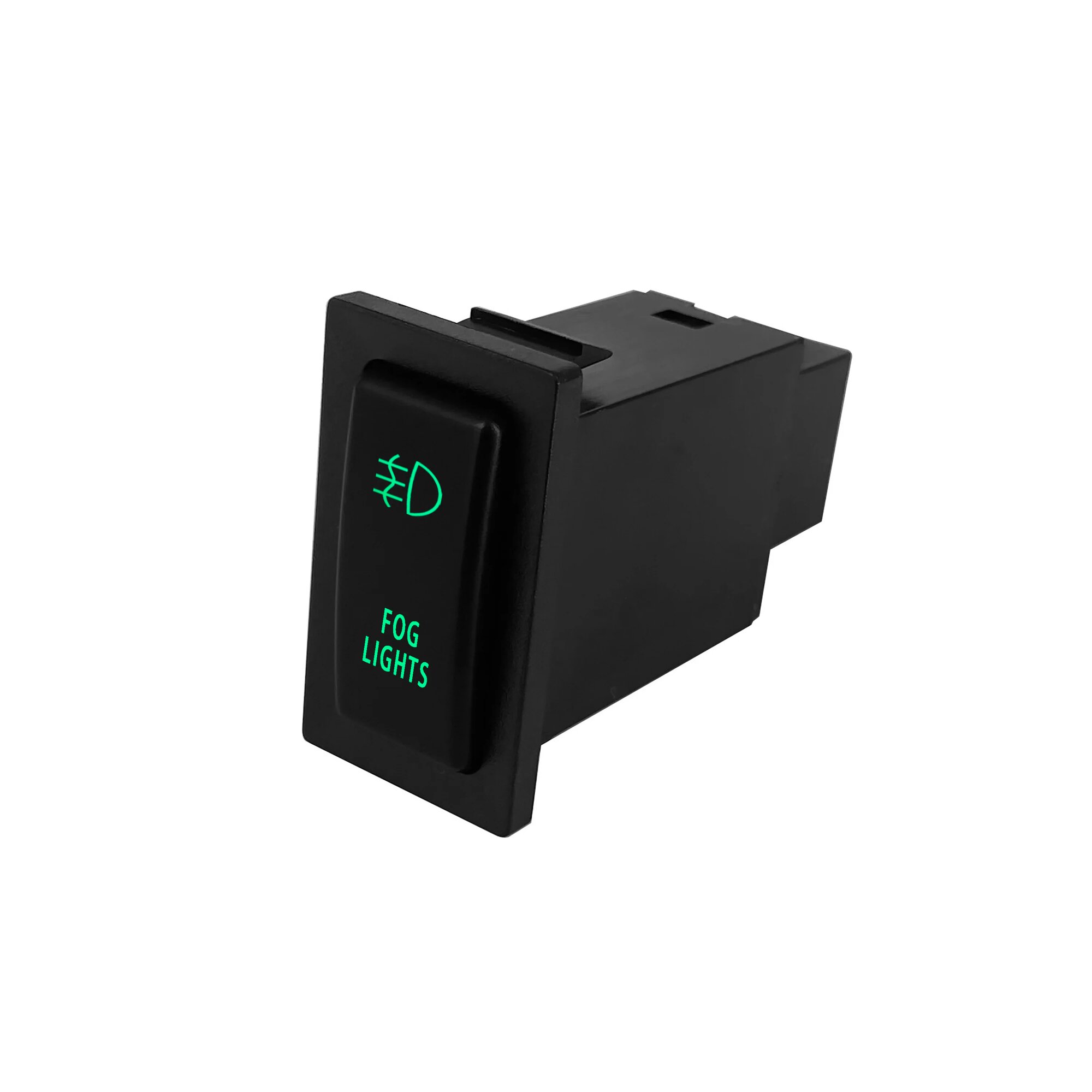 DC 12 В двойной зеленый светодиодный противотуманный фонарь кнопочный переключатель для автомобиля TOYOTA Prado 90 95 LandCruiser кнопки аксессуары запасные части