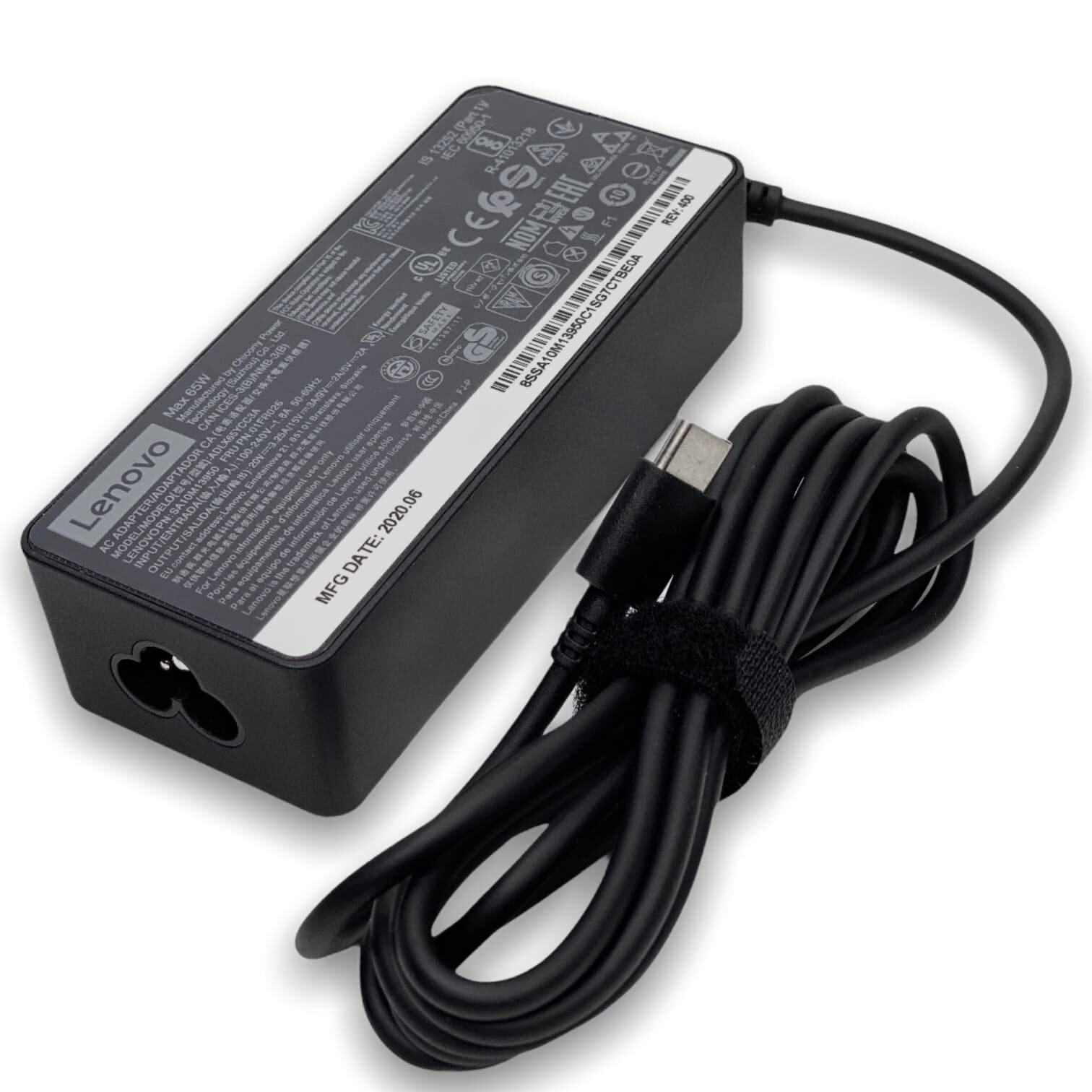 Зарядное устройство 65W / Оригинальный блок питания для ноутбука Lenovo ADLX65YDC3A / 20V-3,25A (type-C)