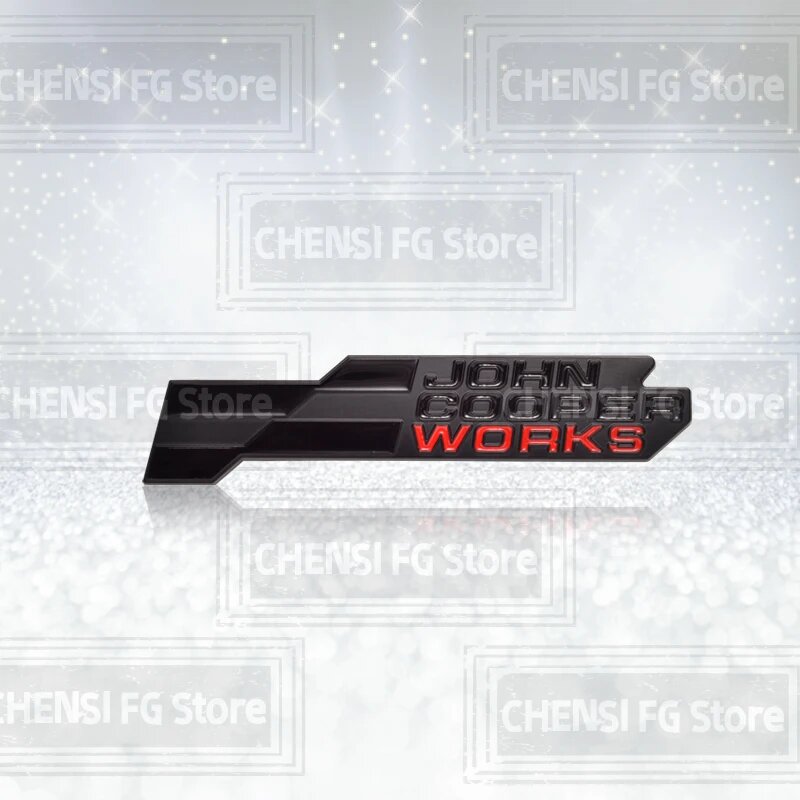 3D металлический сплав, новый значок на переднюю решетку JCW для Mini Cooper S R59 R60 JCW Sticker
