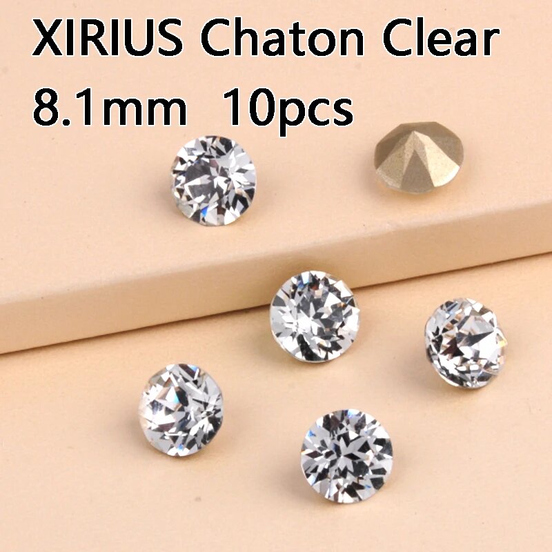 XIRIUS Chaton Clear 8.1mm, 10шт
