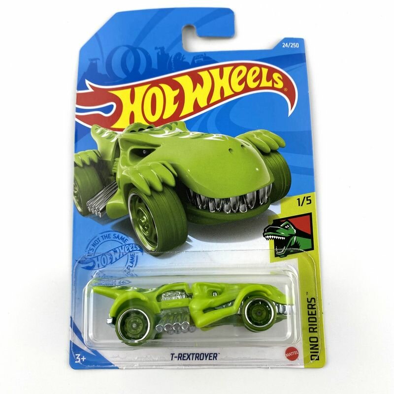 Машинка Mattel Hot Wheels 2021 C4982 T-Rextroyer Green