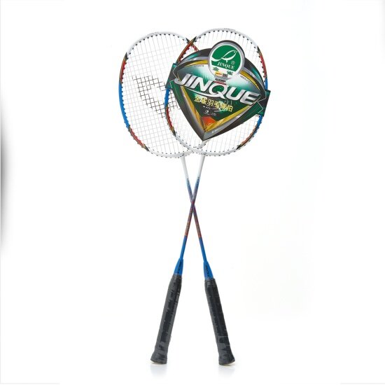 Ракетки для бадминтона Double Fish JINQUE TL-11, для любит, композит, со струнами, мультиколор