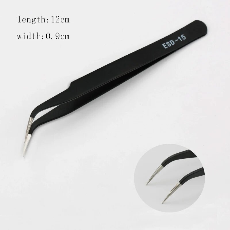 Пинцет ESD-15 Anti-static 12см