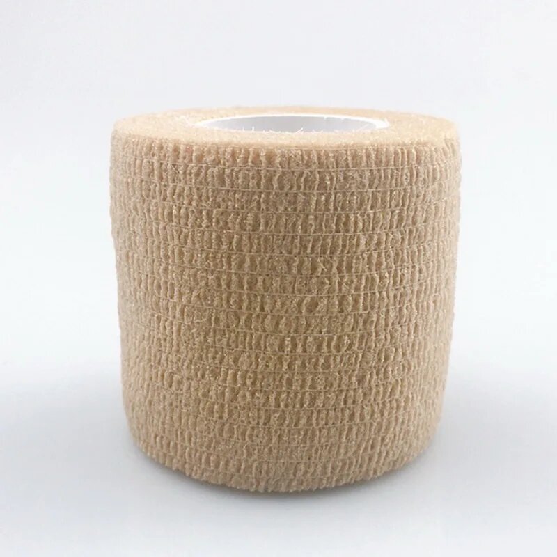 Эластичный бинт Aolikes 2,5/5/7,5/10/15 см х 4,5 м Бежевый, 5 cm X 450 cm, color 1