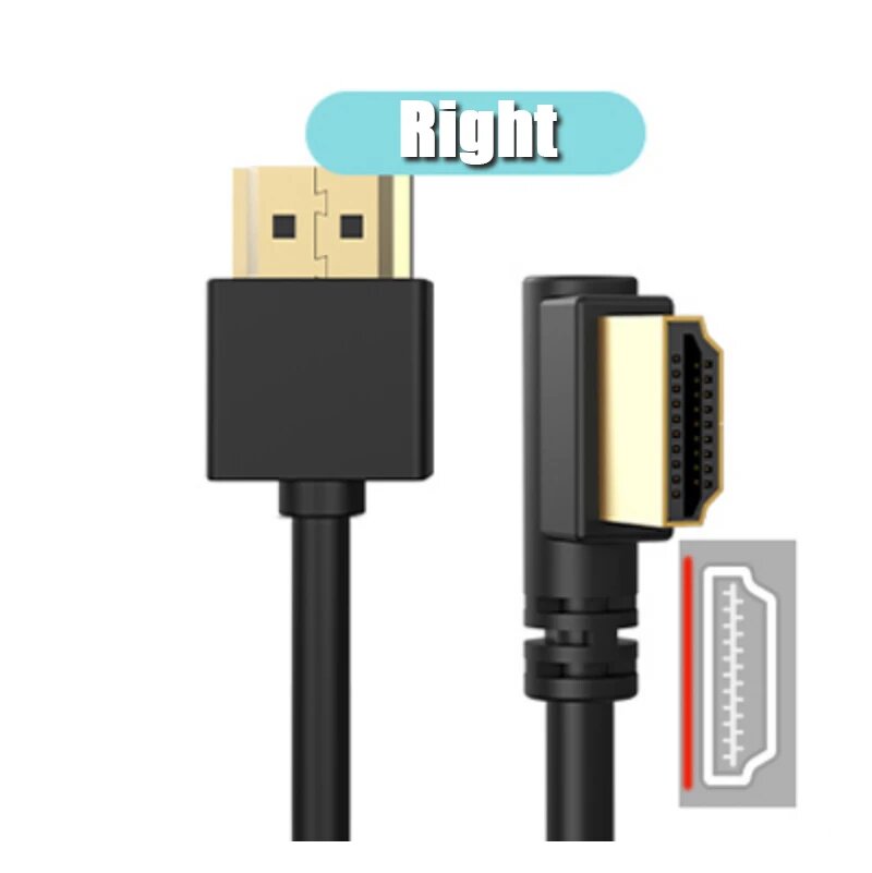 JianSu 4K HDMI удлинительный кабель To right, 20cm