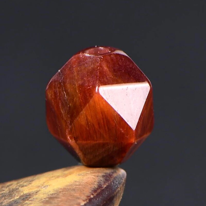 Красный тигровый глаз бусина 4A 10mm 1PC