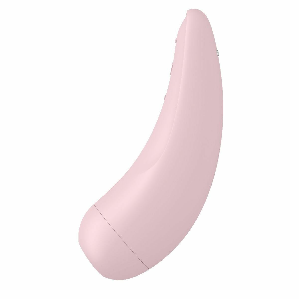 Вакуум-волновой вибратор Satisfyer Curvy 2+, розовый, силикон, 13,5 см