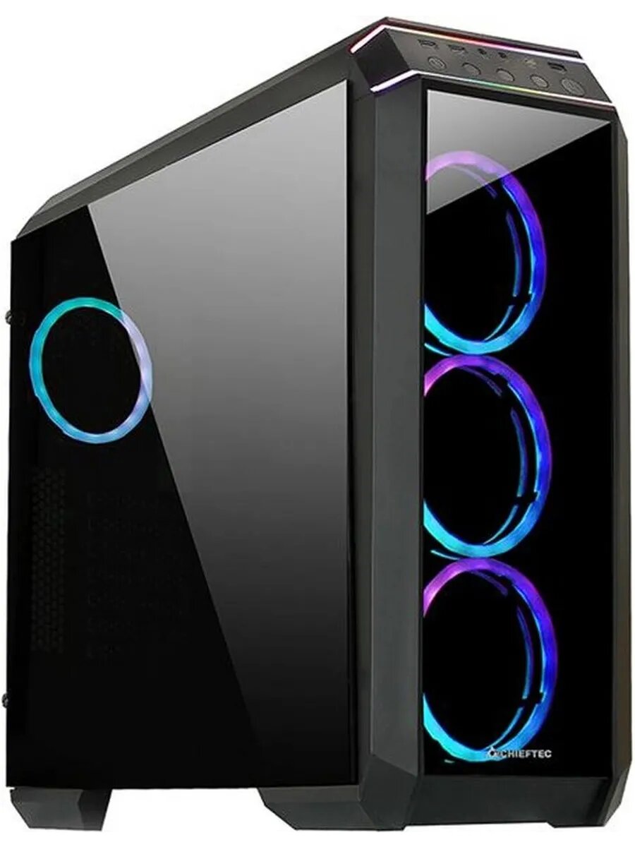 Корпус Chieftec Stallion II ATX 2x120mm 2x140mm 1x180mm 1xUSB2.0