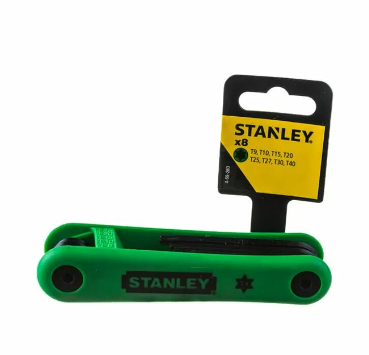Набор ключей Torx Stanley складных Т9-Т40 8шт 4-69-263