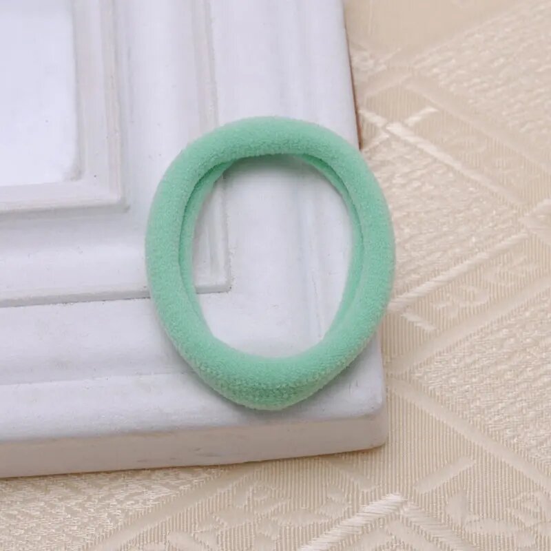 Изумрудные/Мятные резинки для волос, нейлон, Hair Holder
