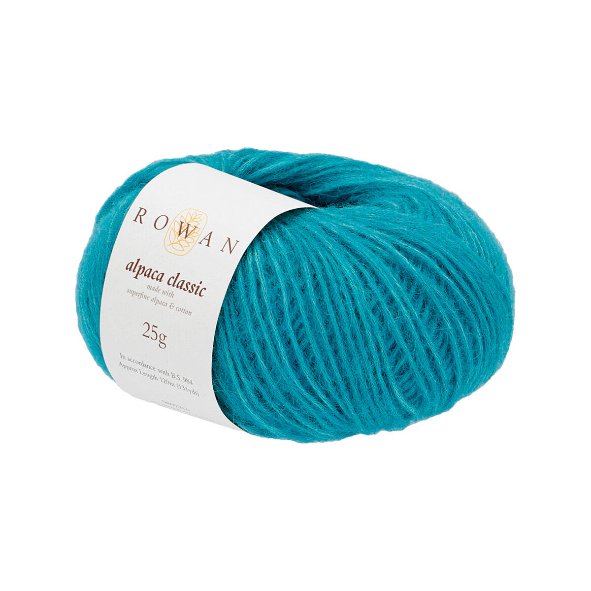 Alpaca Classic /Альпака Классик/ пряжа Rowan, 9802214 (107, peacock (павлин), бирюзовый)