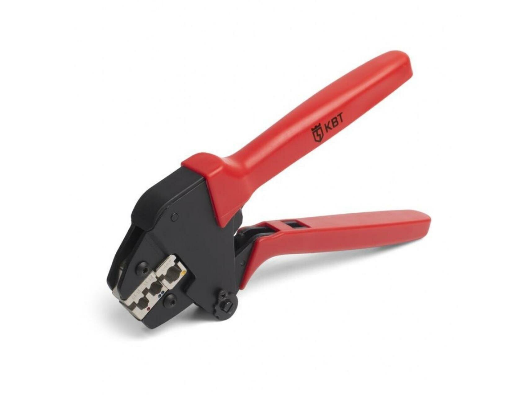 Пресс-клещи (кримпер) с набором матриц CTN (КВТ) 80102 для опрессовки наконечников с набором матриц