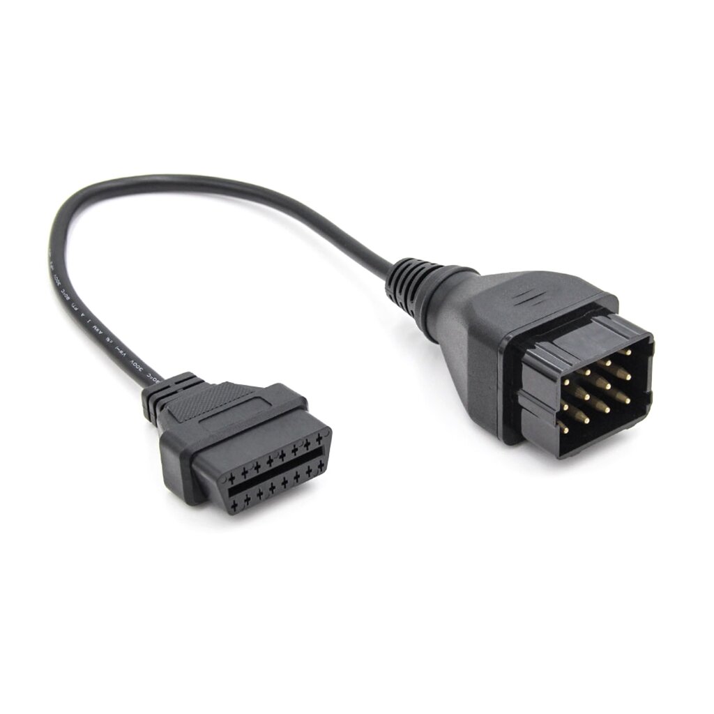 Диагностический Кабель-Адаптер Для тяжелых грузовиков, Преобразовательный Шнур с 12Pin на 16Pin, Пригодный для технического обслуживания автомобиля, Обнаружения неисправностей