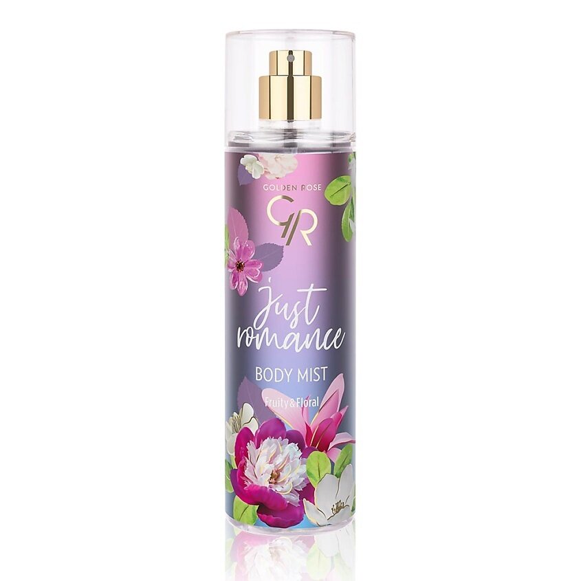 Мист спрей для тела Golden Rose JUST ROMANCE BODY MIST Fruity & Floral 200 мл Фруктово-цветочный Веган