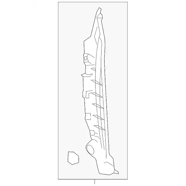 HONDA 74155T2AA00 (74155T2AA00) (Honda (Хонда)-74155t2aa00) накладка защитная