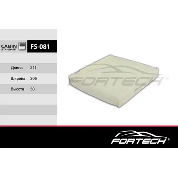 FORTECH FS081 (80291TF0E01 / 80292TF0G01) фильтр салона honda: city
