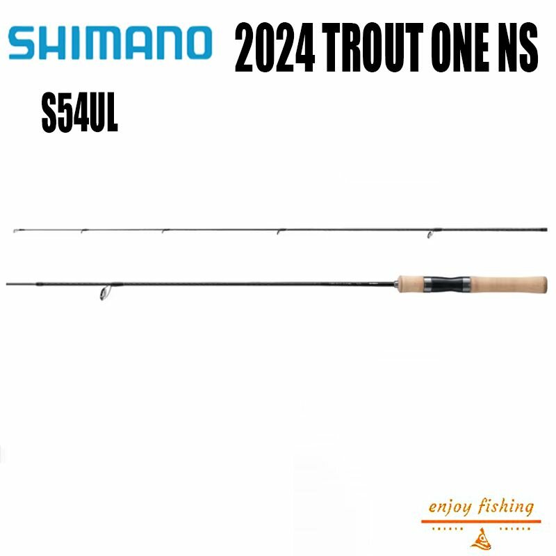 SHIMANO 2024 TROUT ONE NS S54UL Пресноводная Морская Вода Удочка Для Ловли Рыбы