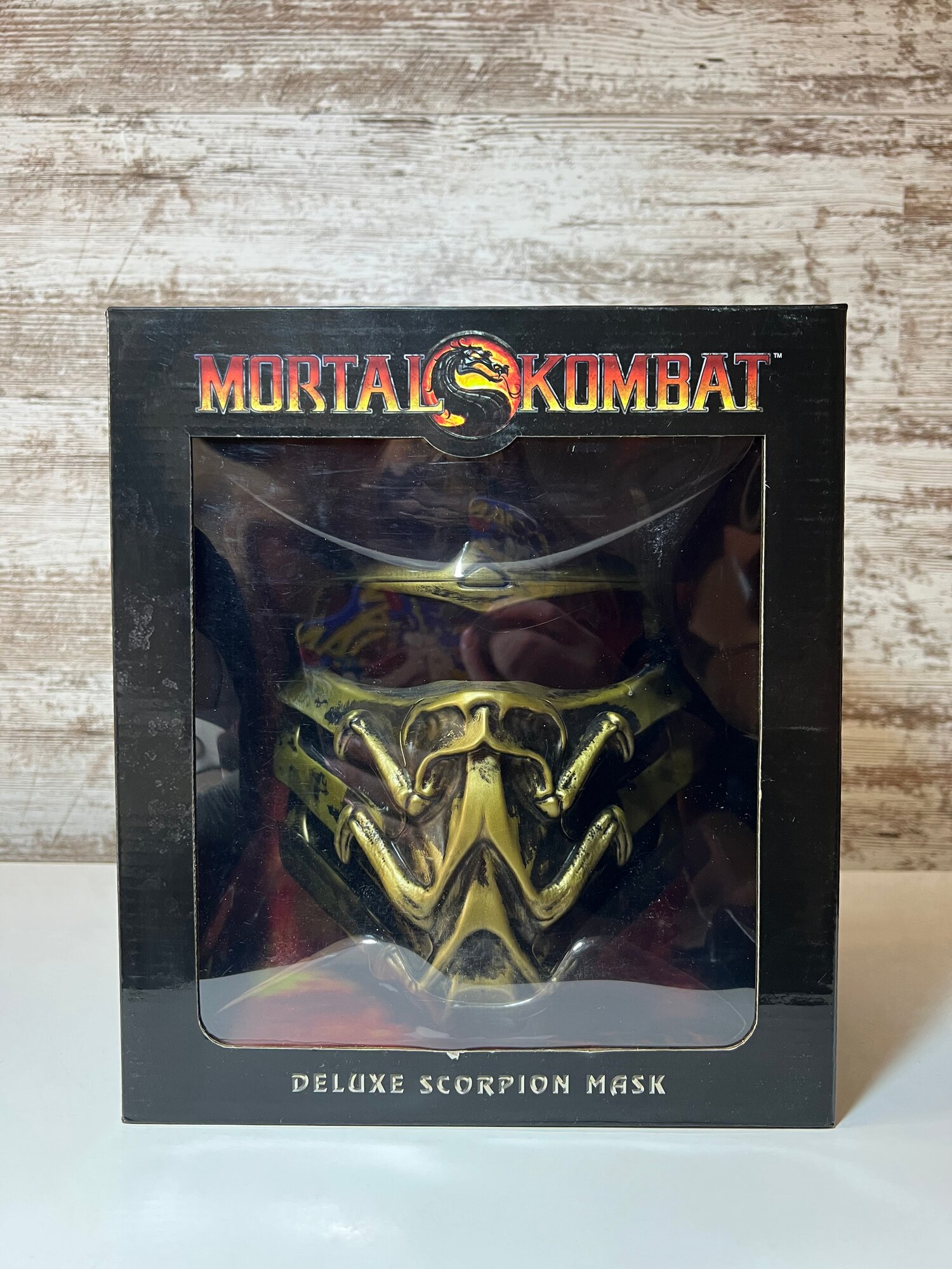 Фигурка , Маска Скорпиона из Мортал Комбат Mortal Kombat Scorpion. 22 см, от Trick or Treat