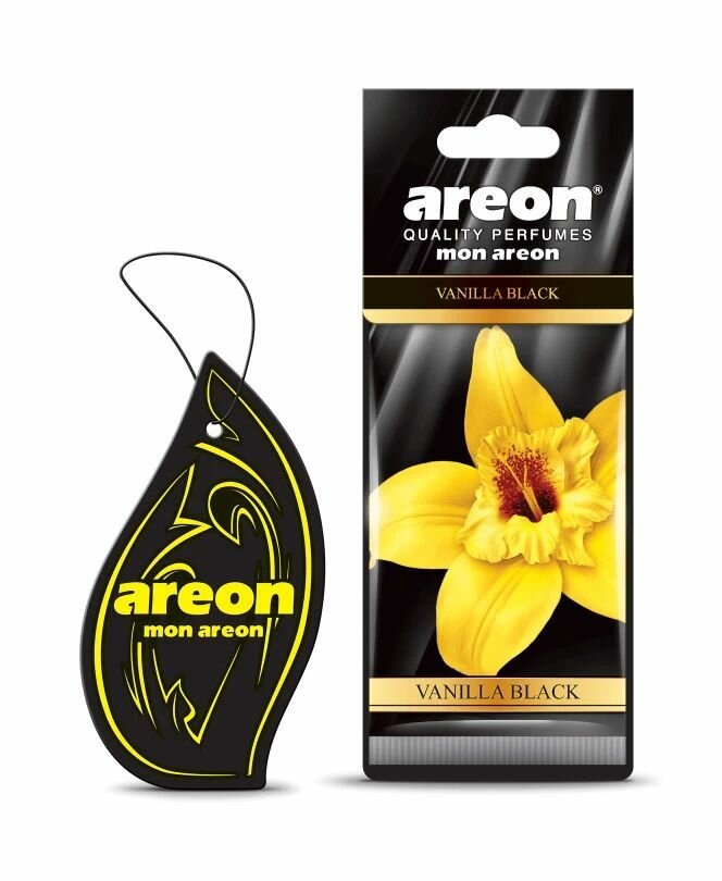 Ароматизатор AREON MON Черная Ваниль Vanilla Black запах ванили ванильный ароматизатор