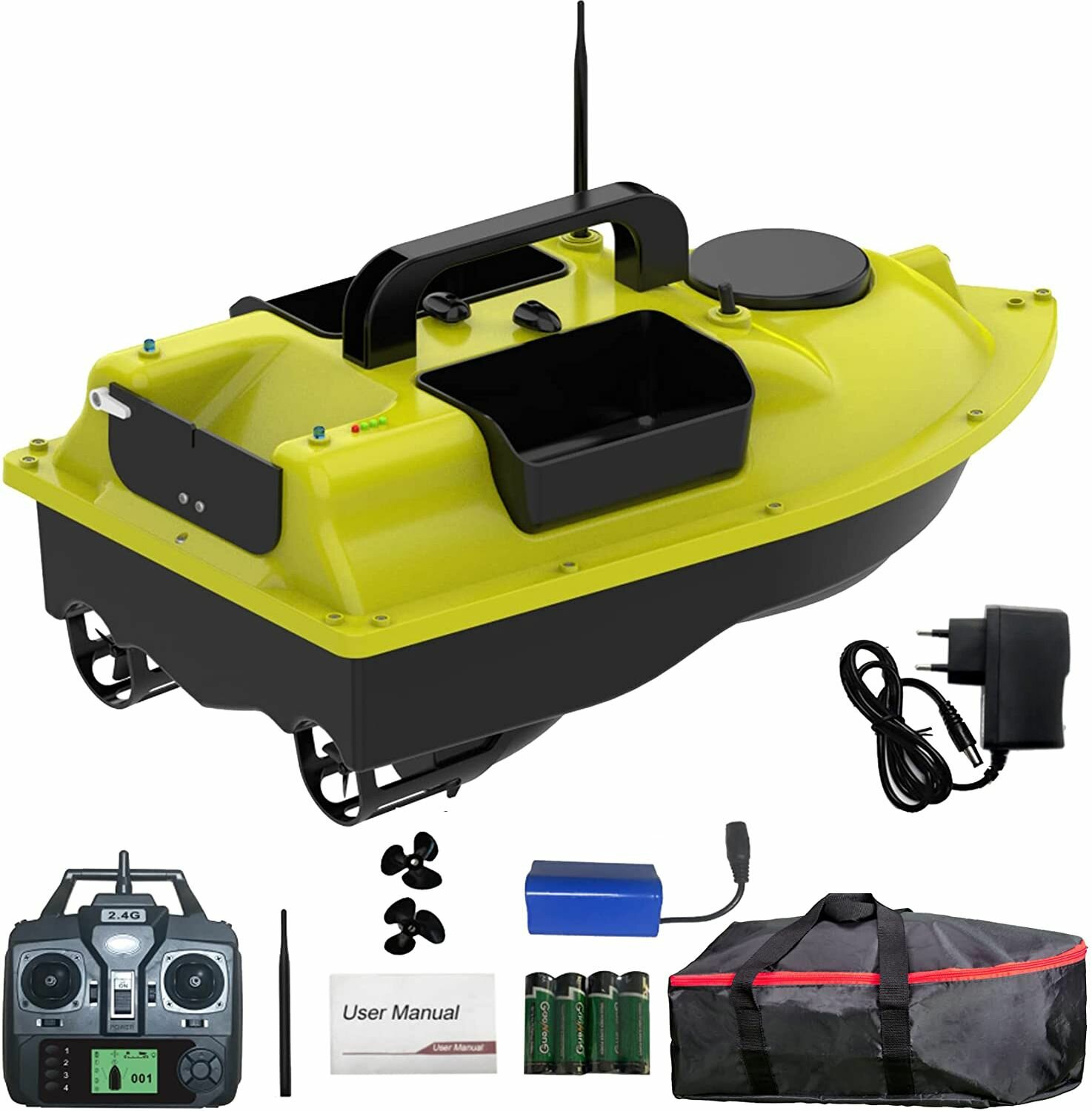 Прикормочный кораблик D18B GPS